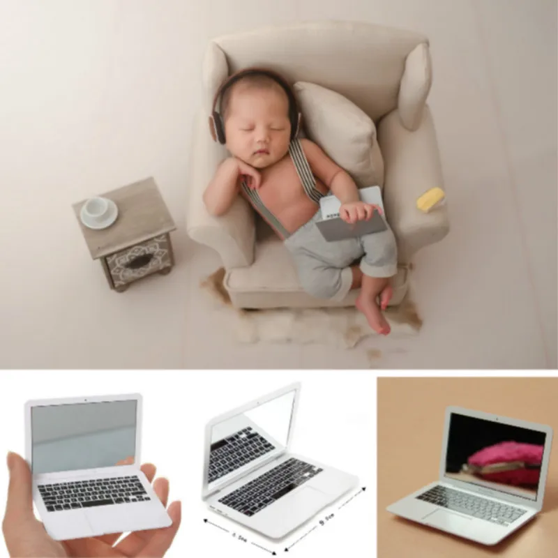 Baby-Photography-Props-Mini-Laptop-Infant-Shoot-Accessories-Creative ...