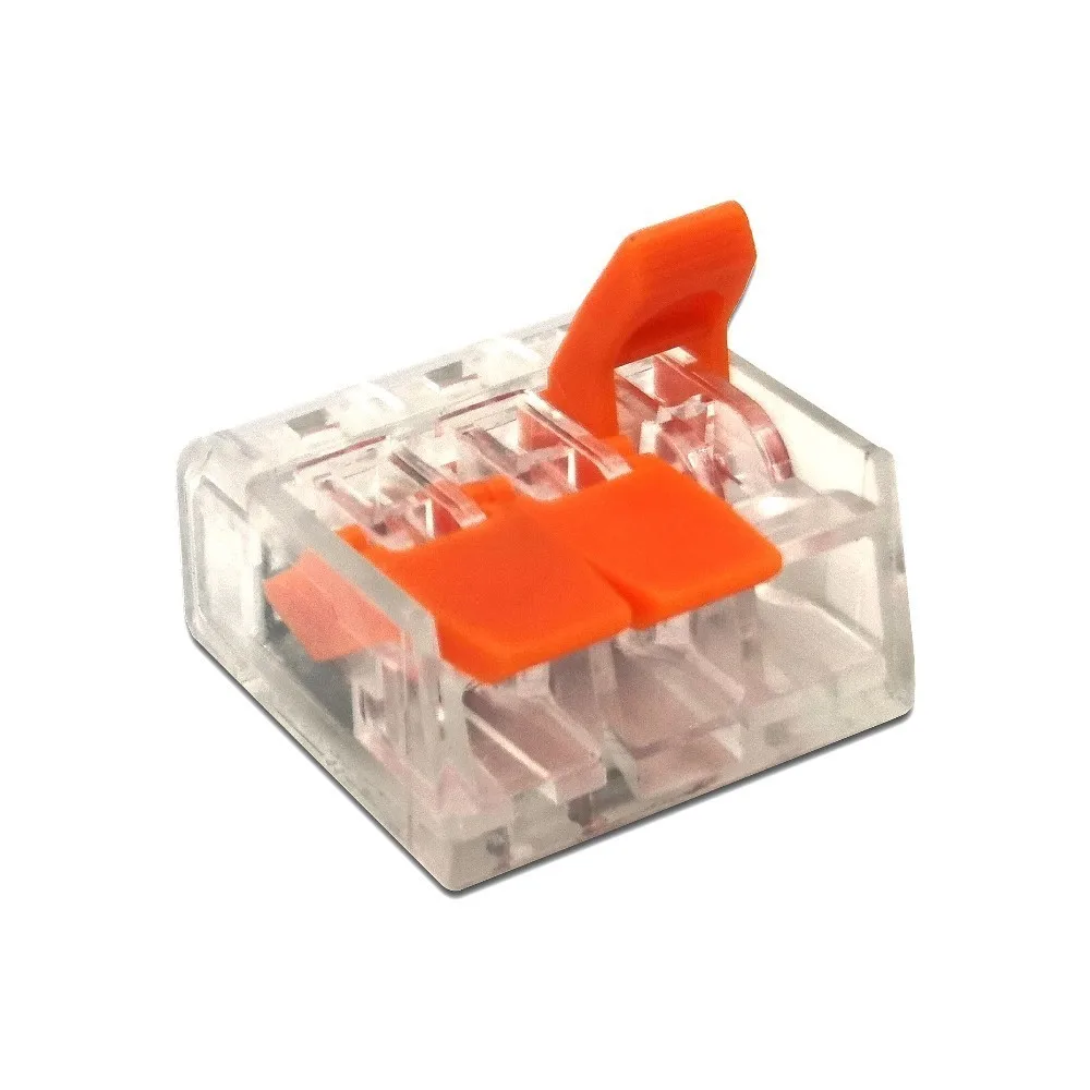 30/50PCS Replace WAGO 221 Series Mini Fast Wire Connectors,Universal ...