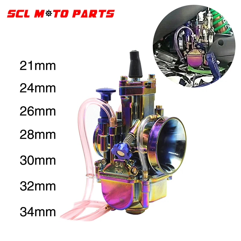 ALconstar Motorrad Bunte Vergaser PWK Keihin Carb Mit Power Jet Racing ...