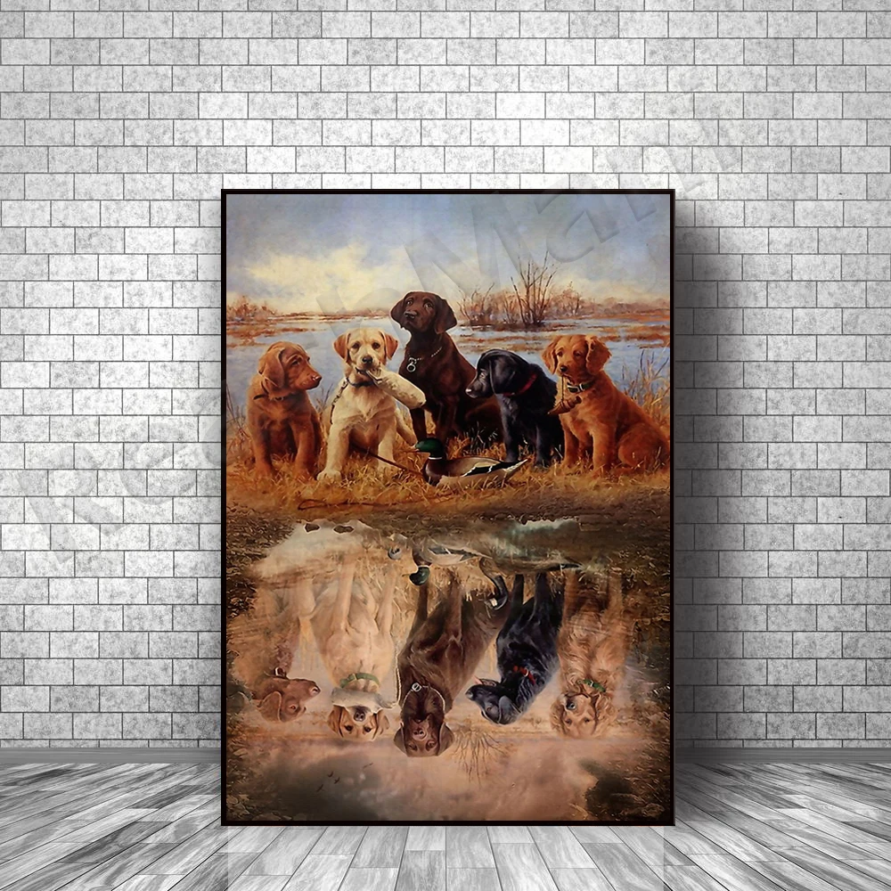 Duck Hunting Dog Paintings