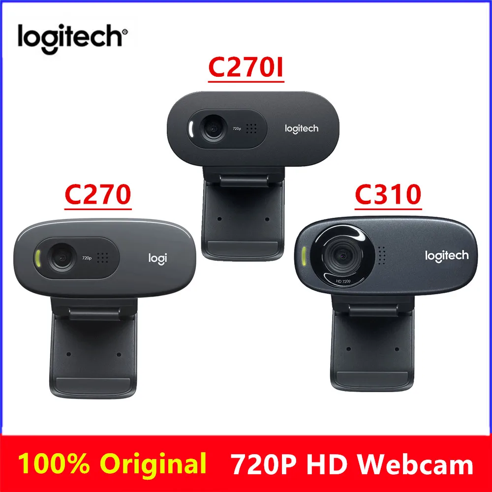 Original Logitech Webcam C310 HD Web Camera 720P With Microphone USB ...