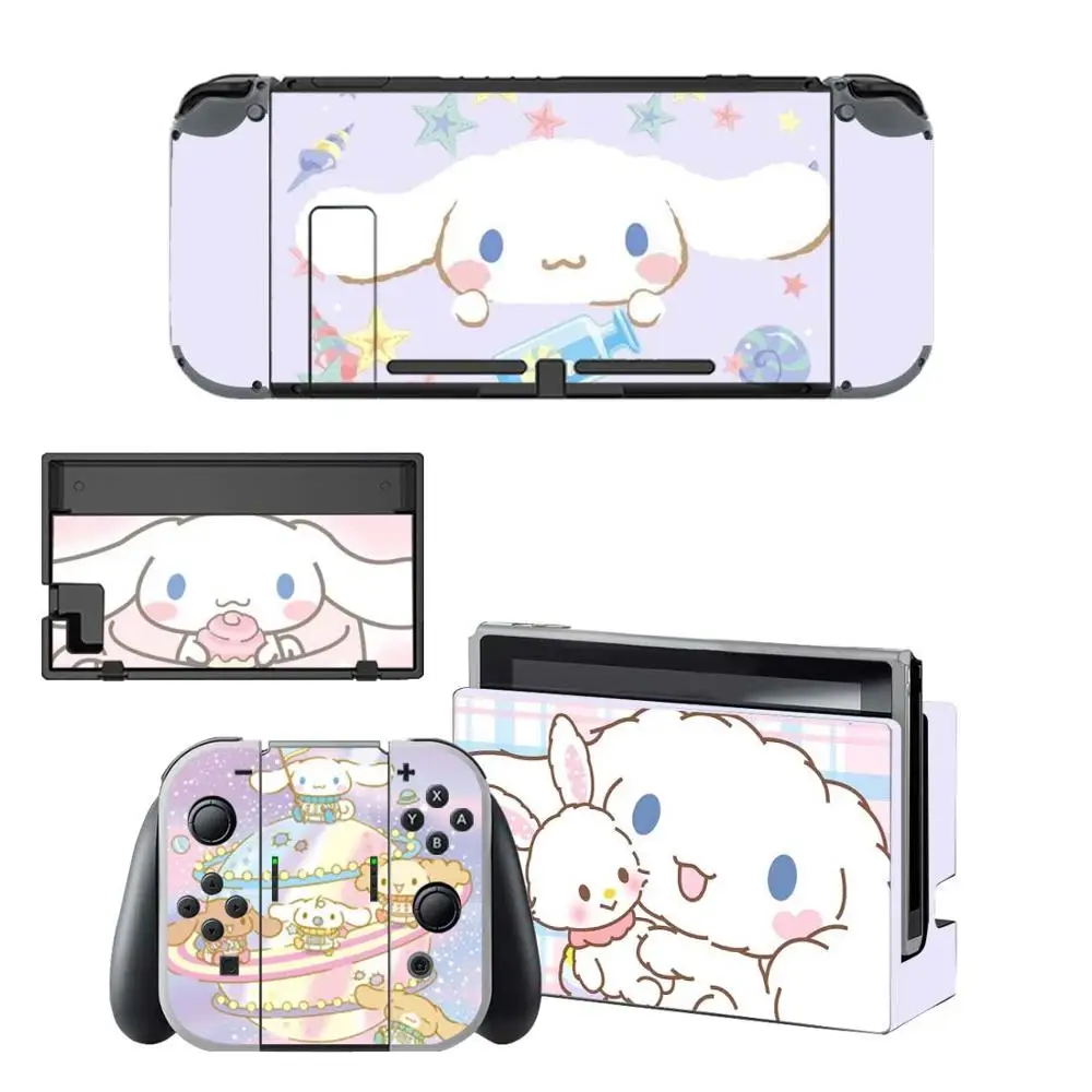 Cinnamoroll Dog Skin Sticker For Nintendo Switch Console And Joy-Con ...