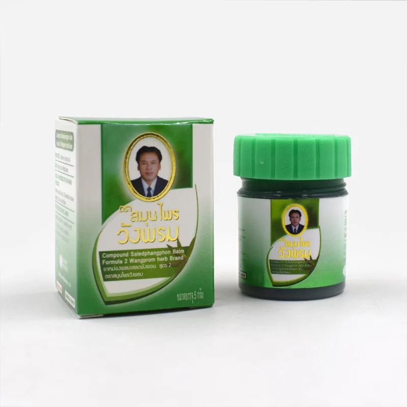 Mini Size 5g Thailand Herbal Green Ointment Painkiller Muscle Pain ...