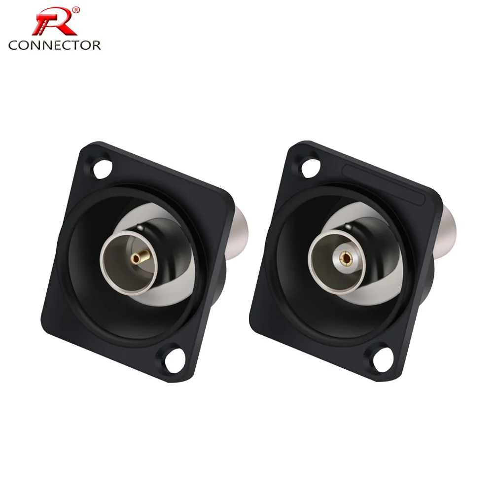 1pc Bnc To Bnc Connector, Female, Bnc Panel Mount Chassis Socket ...