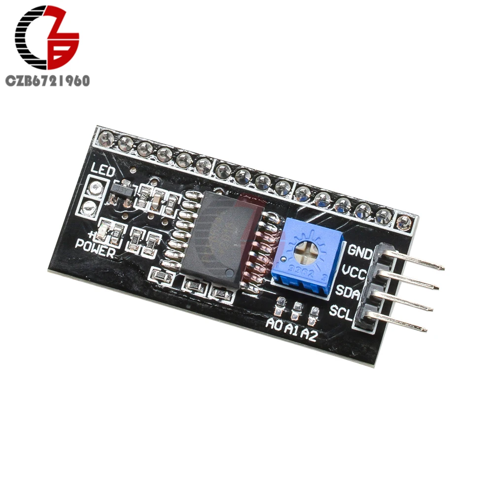 IIC I2C TWI SPI Serial Interface Adapter Control Board 1602 2004 LCD ...