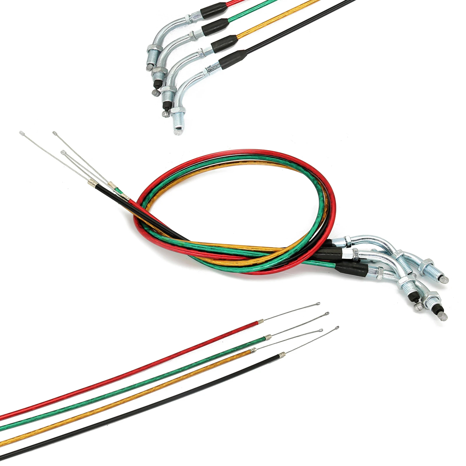 850mm Bent Head Motorcycle Throttle Oil Cable Line for Pit Dirt Motor ...