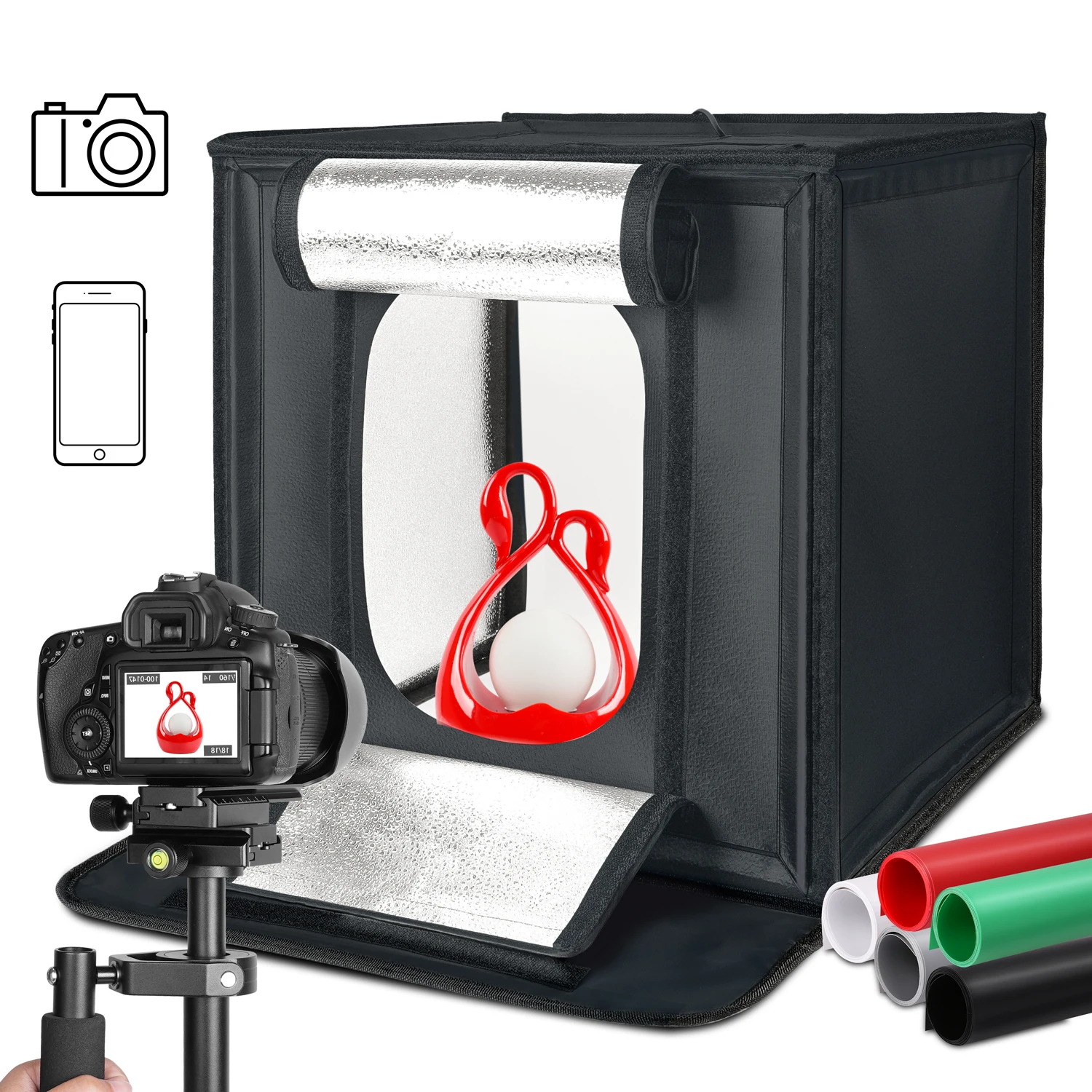 Portable-Photo-Studio-Light-Box-Professional-Dimmable-Photo-Booth ...