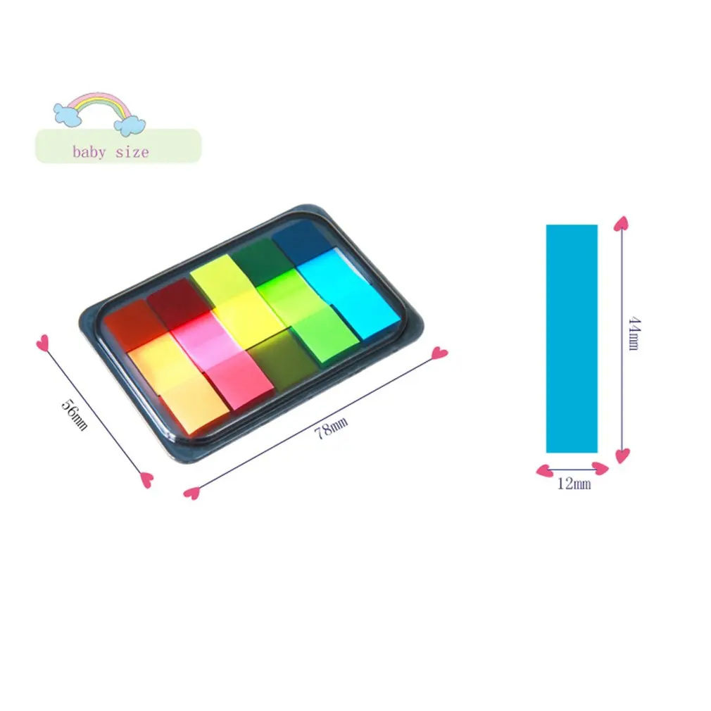 Deli 9060 бумага для заметок s 1 упаковка 5 цветов* 20 листов Стикеры ...