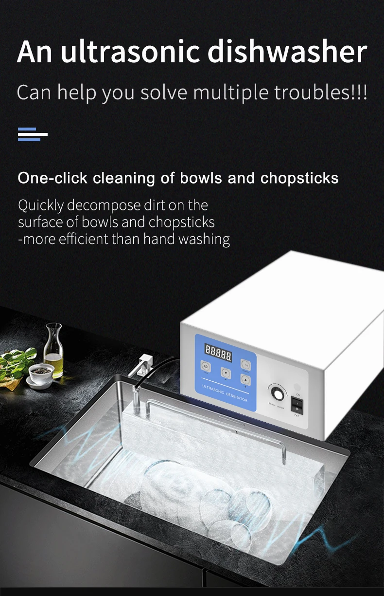 The New Ultrasonic Dishwasher Commercial Sink Fully Automatic Portable ...