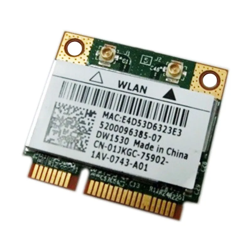 Broadcom Dw1530 Bcm943228hm4l 300m Notebook Wireless N Mini Pcie Half ...