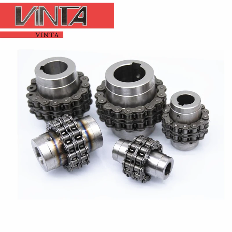 KC Roller chain coupling GL Gear with cover 5018 Sprocket connector ...