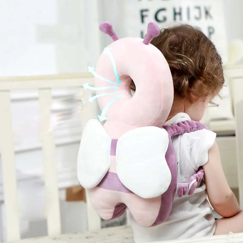 Baby Head Protection Pillow Cartoon Infant Anti fall Pillow Soft PP ...