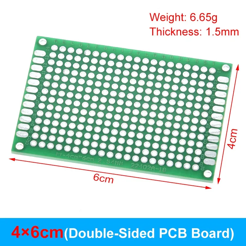 2x8 3x7 4x6 5x7 6x8 7x9 8x12 9x15 cm Double Side Prototype DIY ...