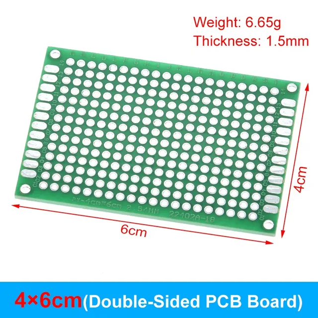 2x8 3x7 4x6 5x7 6x8 7x9 8x12 9x15 cm Double Side Prototype DIY ...