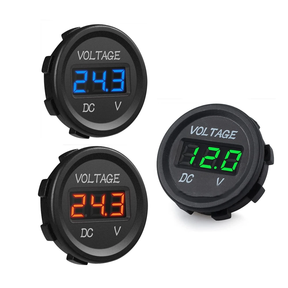 DC-5-48V-Car-Motorcycle-Voltmeter-Mini-Digital-Waterproof-LED-Panel ...