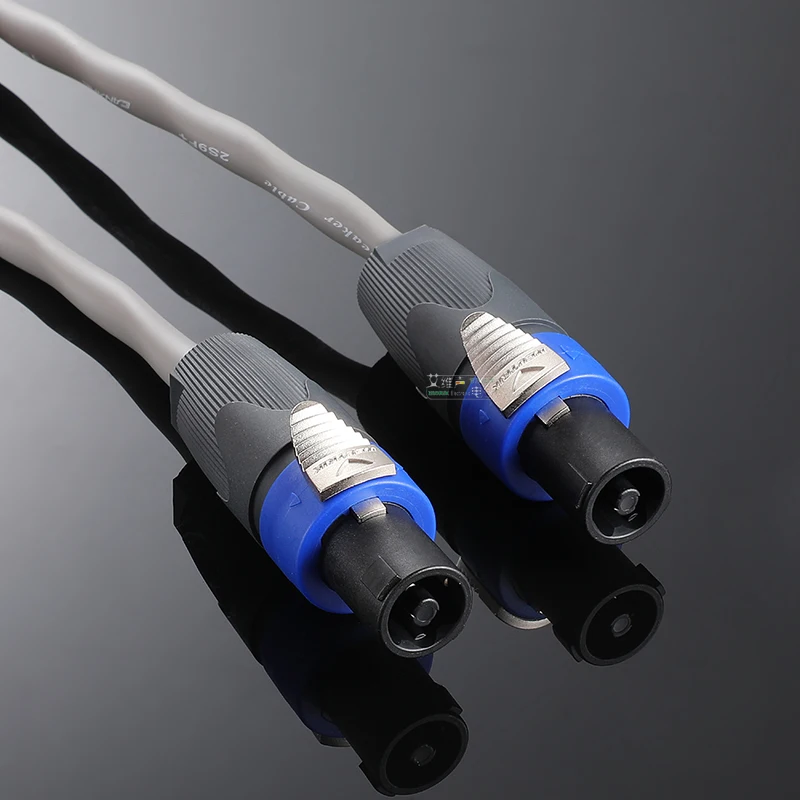 1pcs Fever Professional Speaker Custom Cable Four-core Audio Plug Nl4fx ...