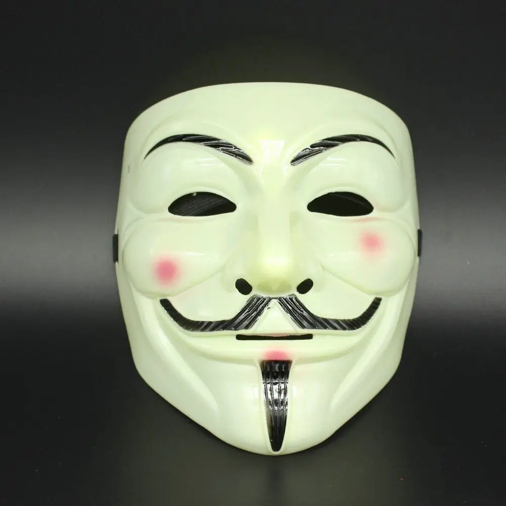 Horror V for Vendetta Scary Terror Mascara Villain Joke Maska Cosplay ...