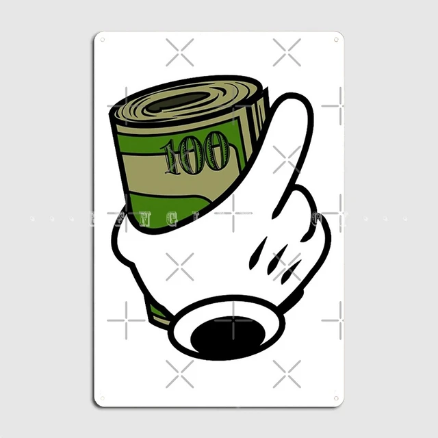 Mickey Mouse Hands Money
