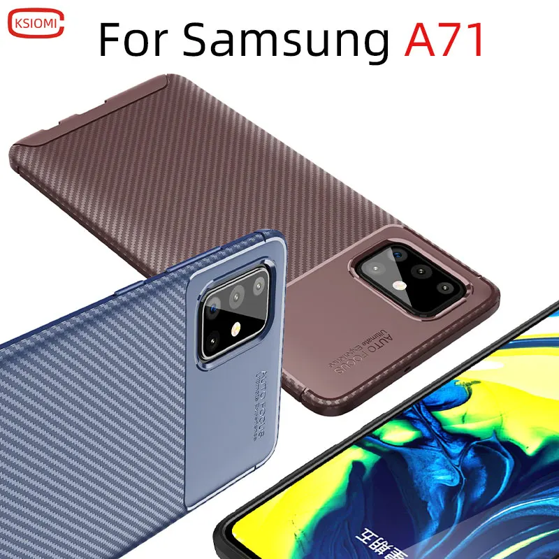 삼성 갤럭시 a71 케이스 럭셔리 투명 투명한 범퍼 전화 Galaxya71 71a a 71 Tpu 실리콘 보호 후면 커버 ...