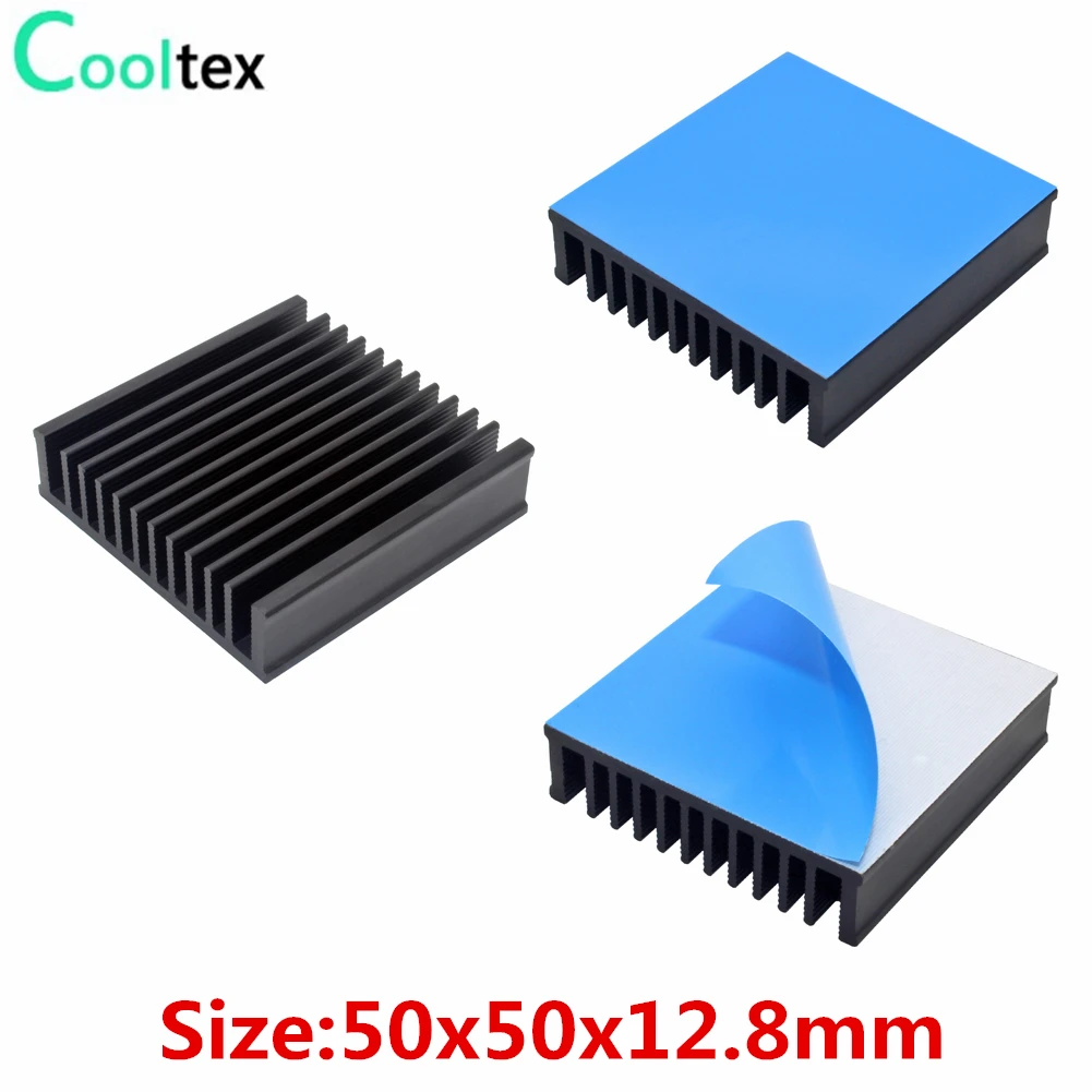 3pcs Aluminum Heatsink 50x50x12.8mm Heat Sink Radiator Cooling For ...