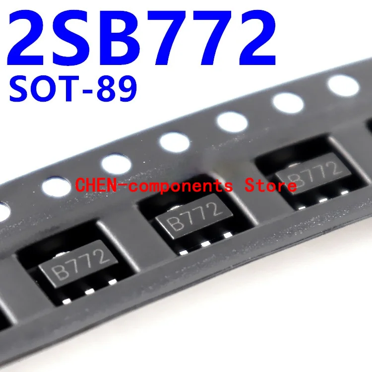 100pcs B772 2SB772 SOT 89 40V1.5A PNP|LED Chips| - AliExpress