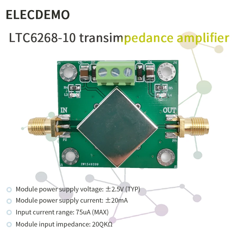 LTC6268-10 Transimpedance APD\\PIN High Speed Photoelectric Detection ...