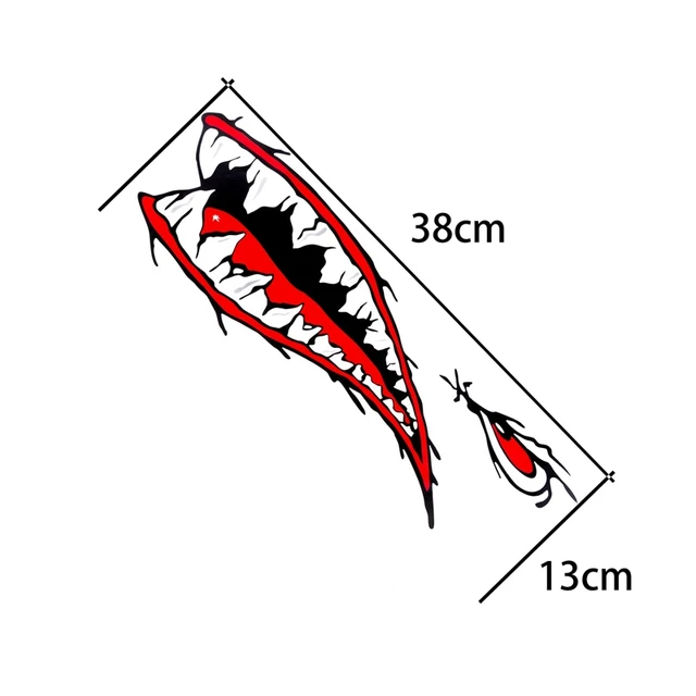 Shark Decal For Kayak