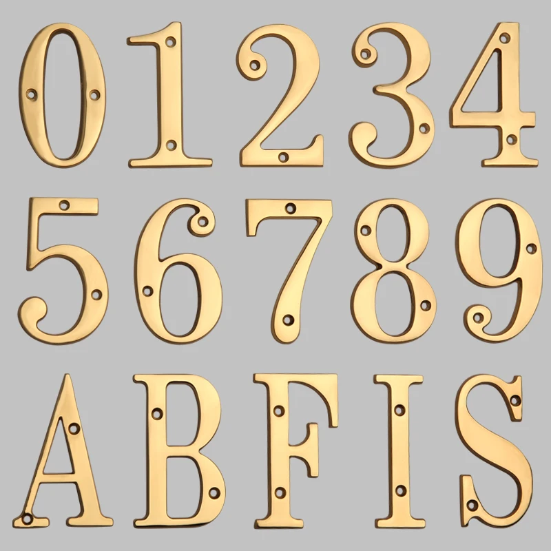 Modern House Letters