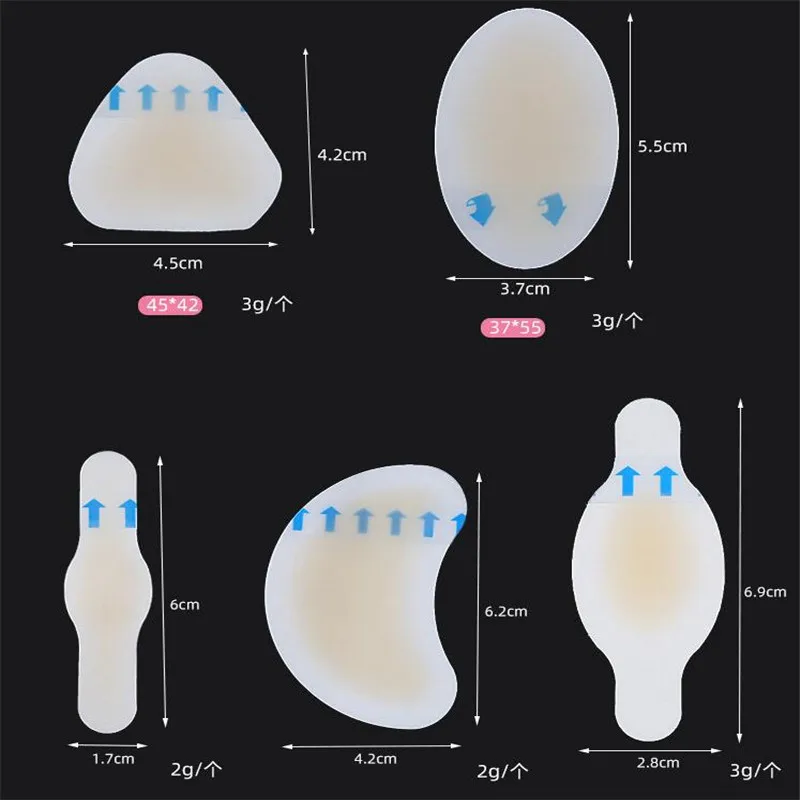 10pcs Gel Heel Protector Foot Patches Adhesive Blister Pads ...