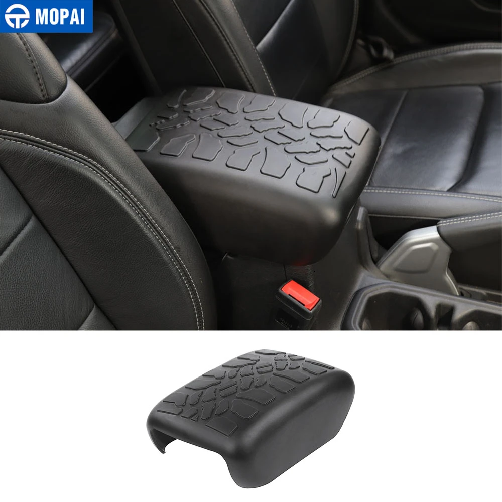 MOPAI Armrest Cover for Jeep Wrangler JL 2018+ Rubber Car Armrest ...