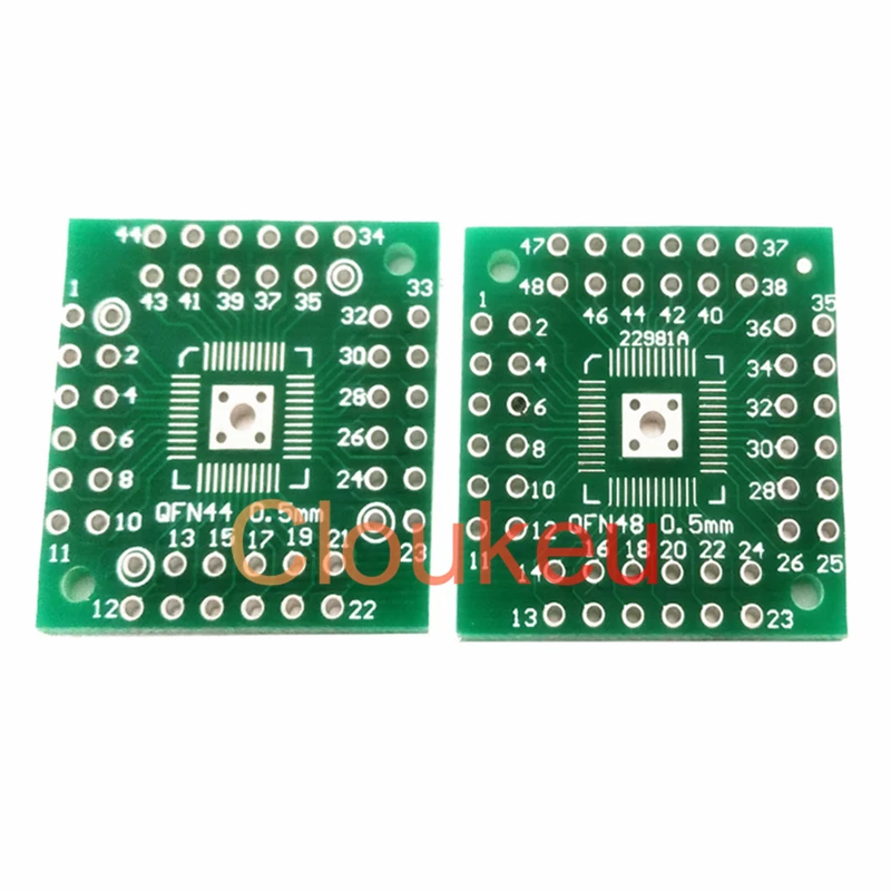 10Pcs Adapter plate QFN48 QFN44 QFP48 QFP44 PQFP LQFP QFN conversion ...