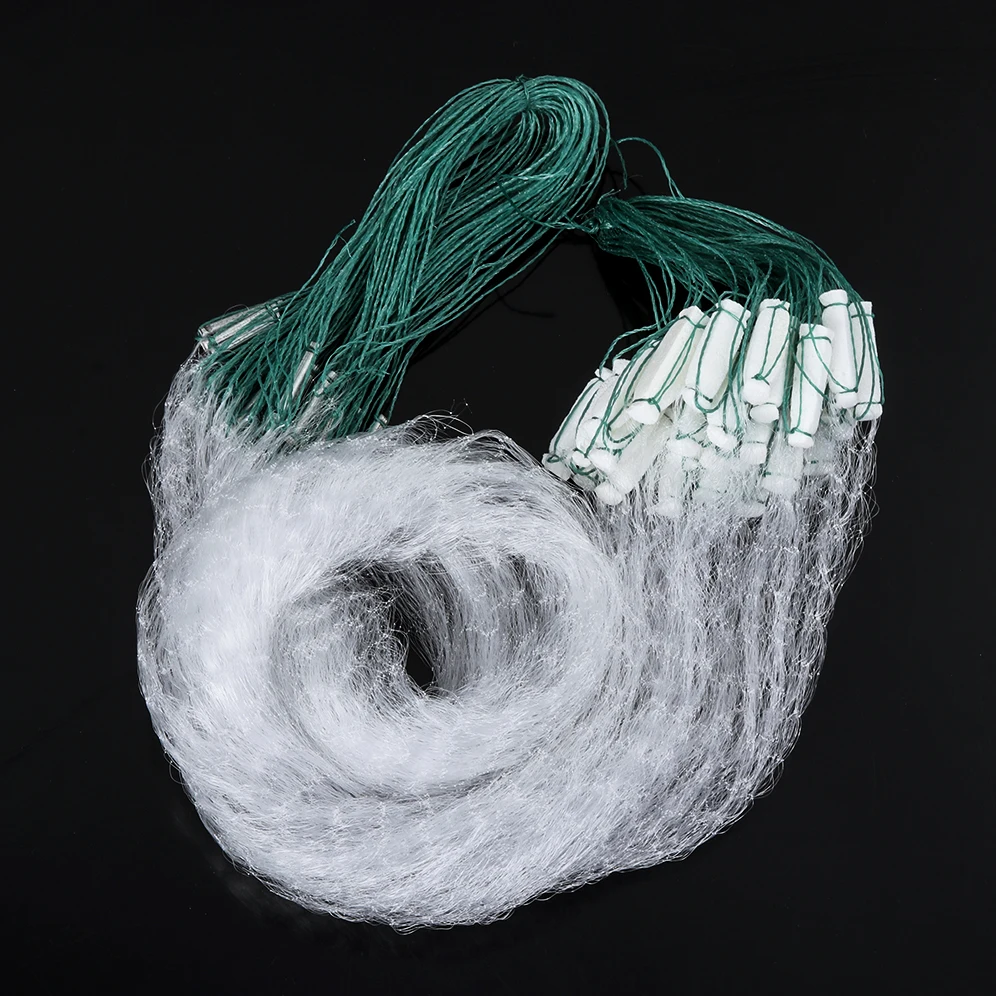 8m/20m 1pc Single Layer Monofilament Fishing Net Nylon Durable Material ...