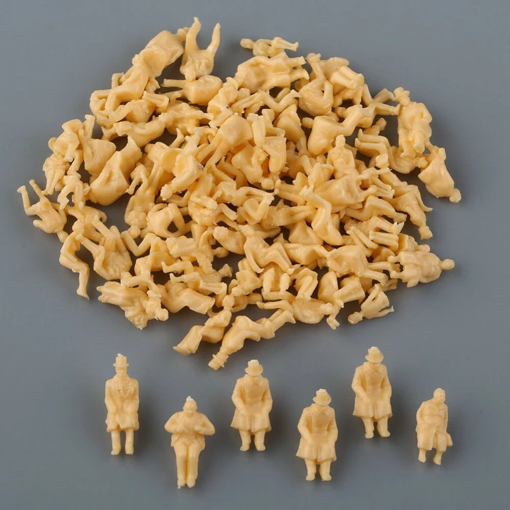 50pcs Railway Train People Model 1:87 Miniature Painted Figures Toys ...