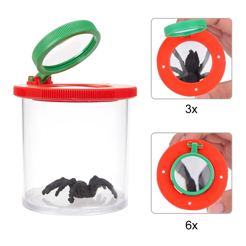 Portable Bug Box Magnify Insects Viewer 3x-6x Magnification Kids Toy ...
