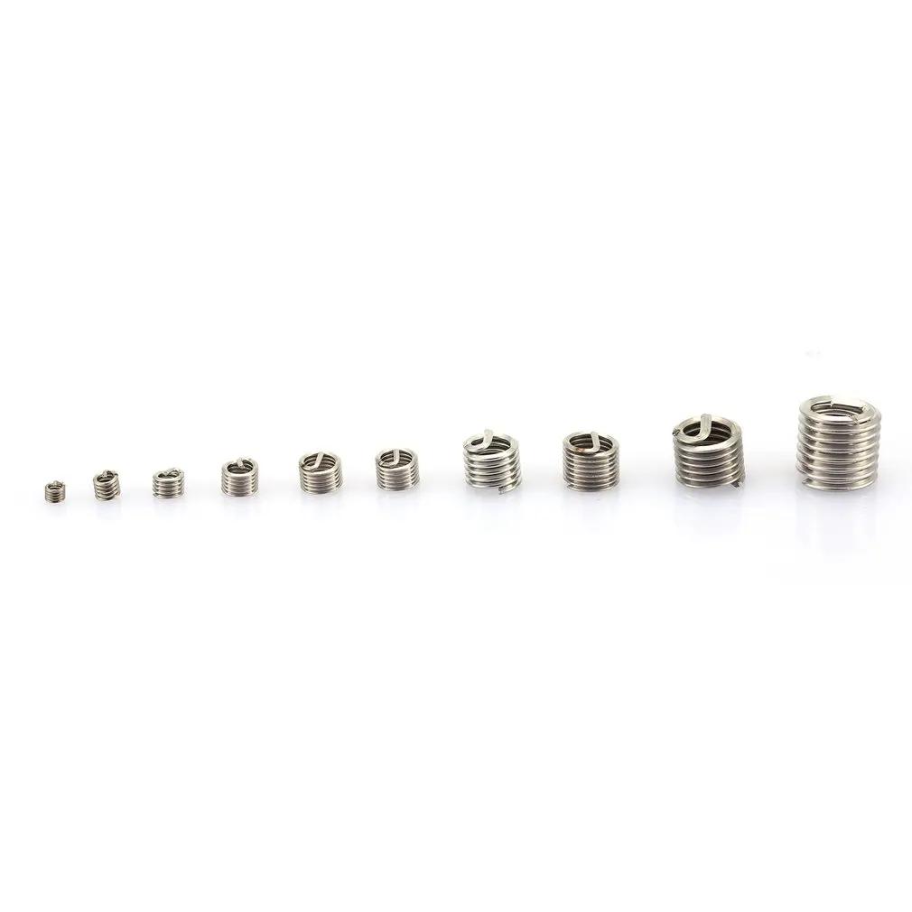 60PCS/set Thread Insert Set 304 Stainless Steel Screw Thread Repair ...