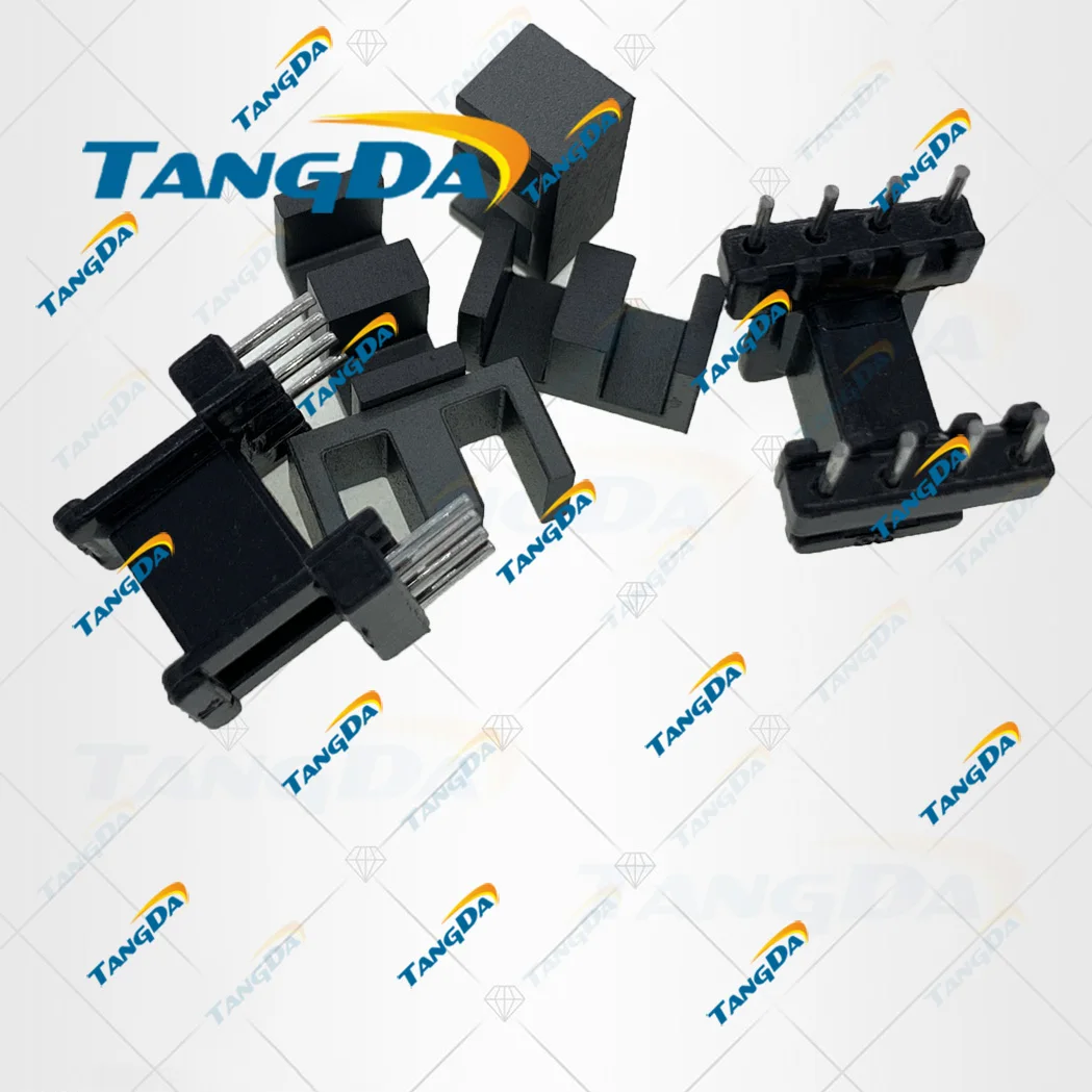 TANGDA EE10 코어 EE 보빈 자기 코어 + 골격 소프트 자기 페라이트 자기 코어, 4 + 4 핀 8P SMPS RF 변압기 E10 V|transformer ...