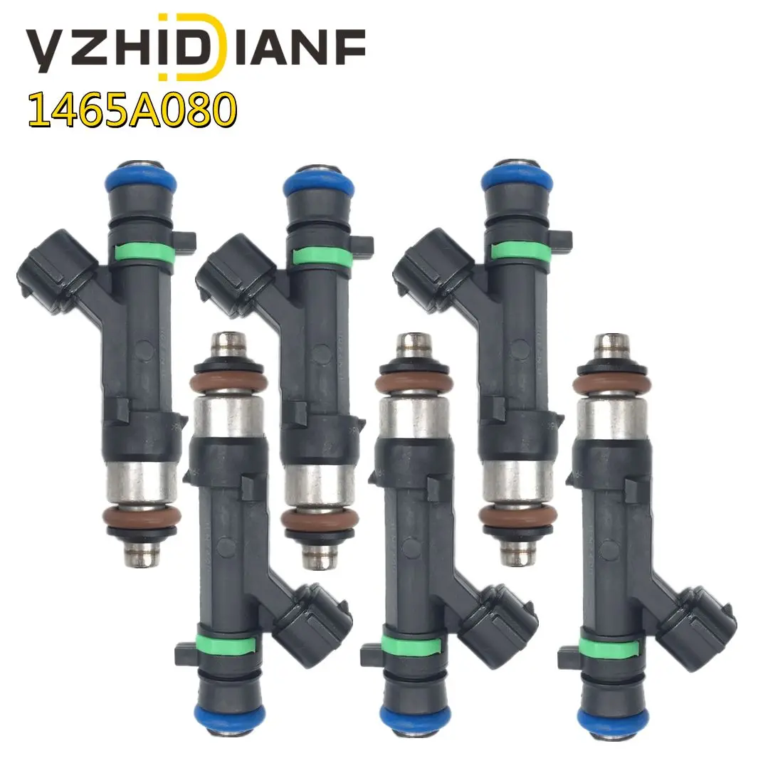 Injetor de combustível 6x 1465a080 para mitsubishi outlander l200 ...