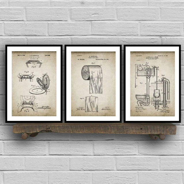 Vintage Toilet Art