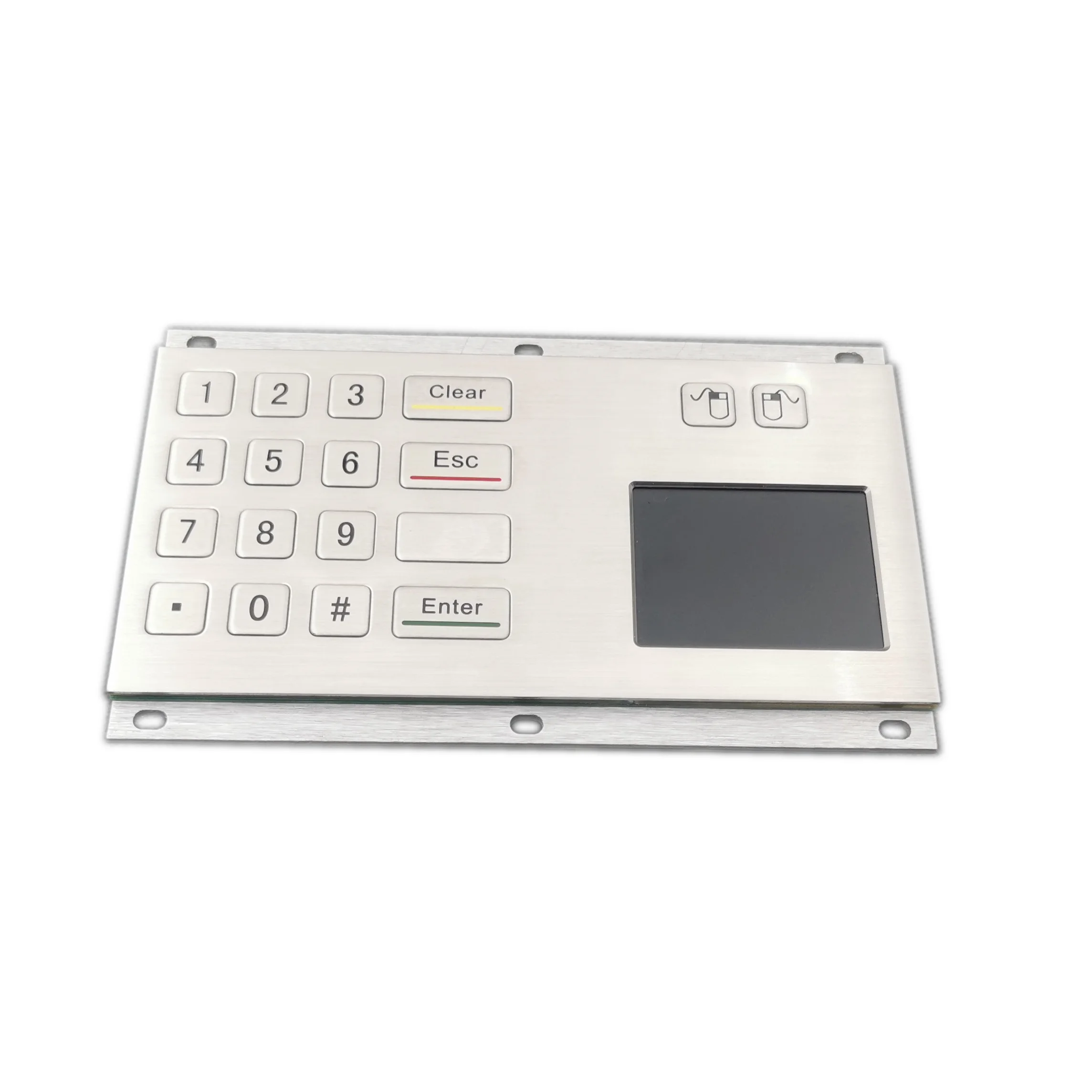 16 Metal Button Panel Mount Industrial Large Keys numberic IP65 Keypad ...