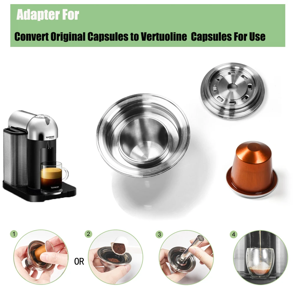 Adapter For Convert Original Capsules To Vertuoline Capsules For Use ...