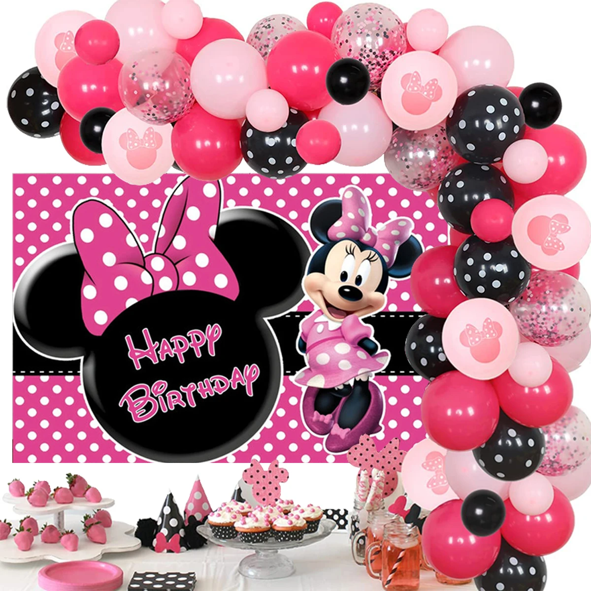 Minnie Mouse Balloon Garland | canoeracing.org.uk