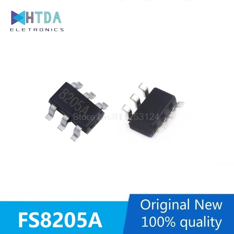 50 개/몫 FS8205S 8205S FS8205A 8205A IC SOT23 6 재고|트렌지스터| - AliExpress