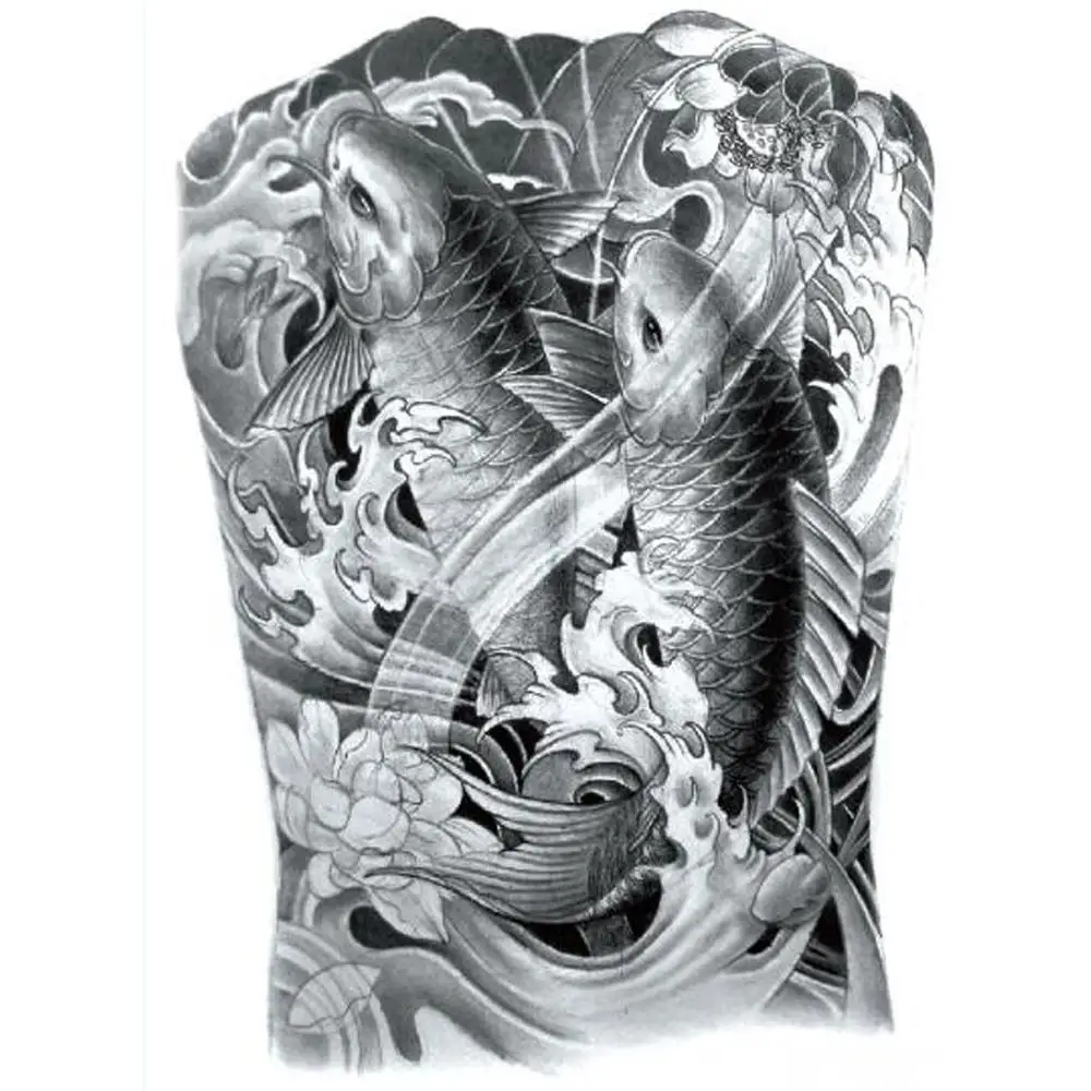 Evil Koi Fish Tattoos Designs