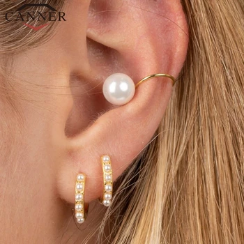 INS Minimalist 925 Sterling Silver Ear Buckle Bead Small Circle ...