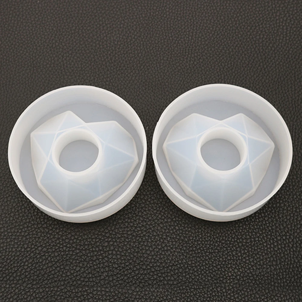 Moule,Silicone plante Pot moules forme artisanat Polygonal coulée savon ...