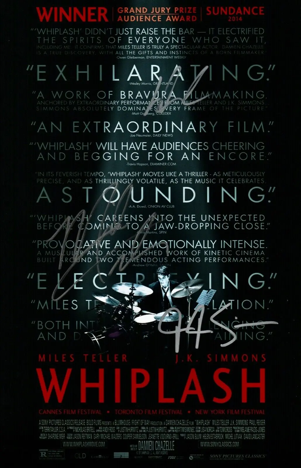 Whiplash Movie Wallpaper