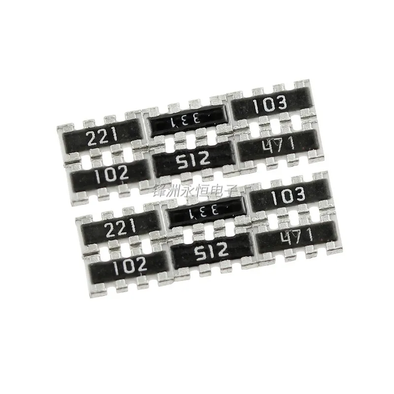 100PCS SMD Exclusion Network Resistor Array 0603*4P 8P4R 100R 1K 10K 4 ...