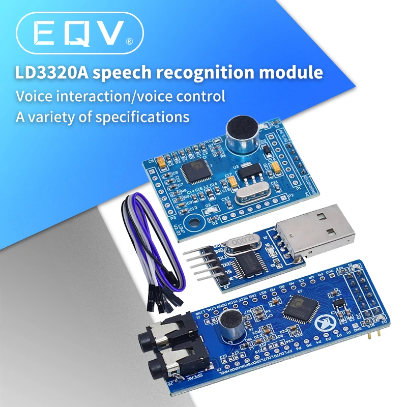 Official Ld3320 Speech Recognition Module Nonspecific Human Speech, Voice Control Module ...