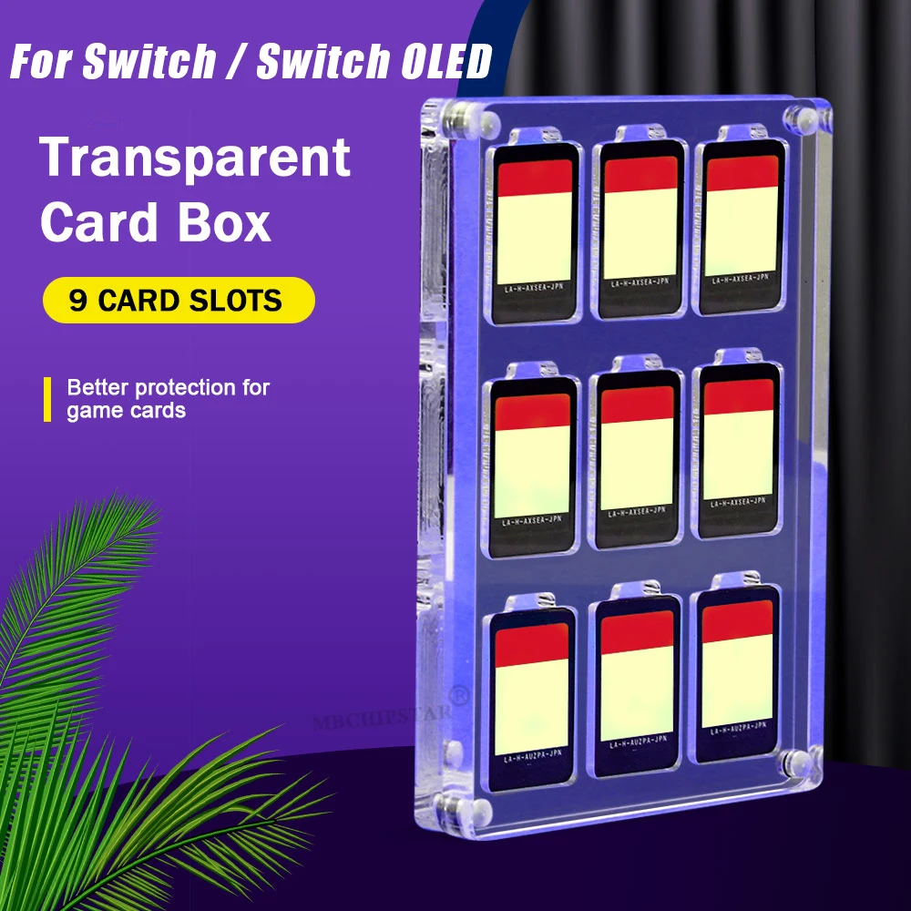 Game-Card-Case-for-Nintendo-Switch-Transparent-Acrylic-Hard-Shell ...
