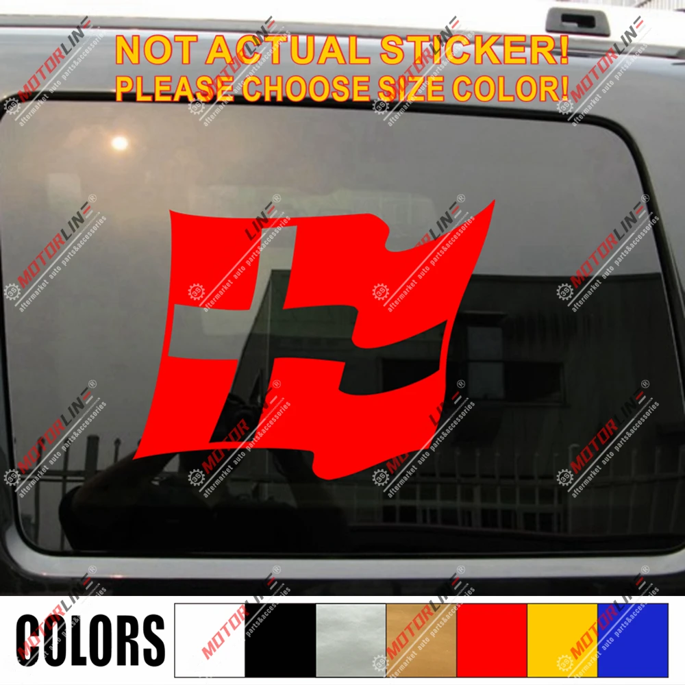 Denmark Flag Decal Sticker Proud Danish Car Vinyl pick size color ...